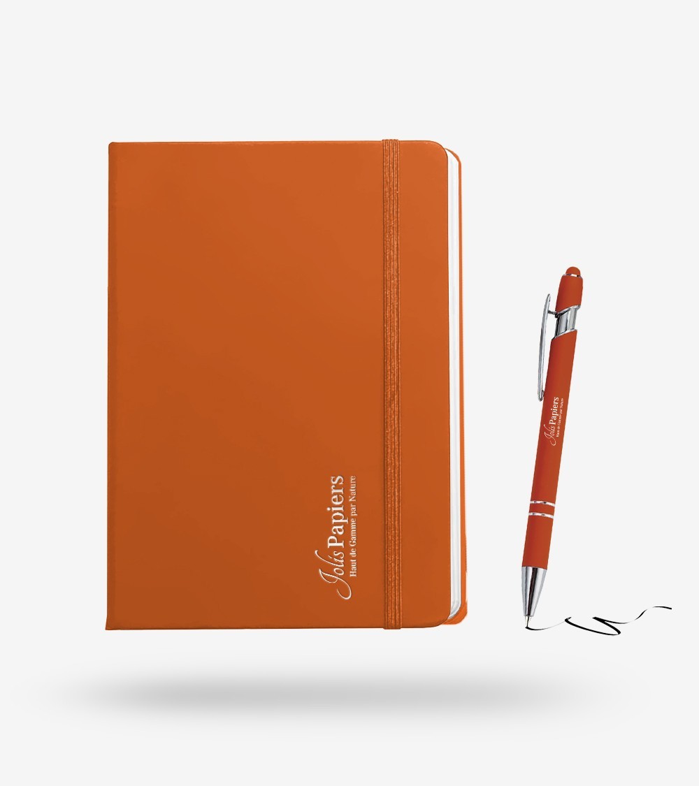 Carnets de notes personnalisés A5 Orange