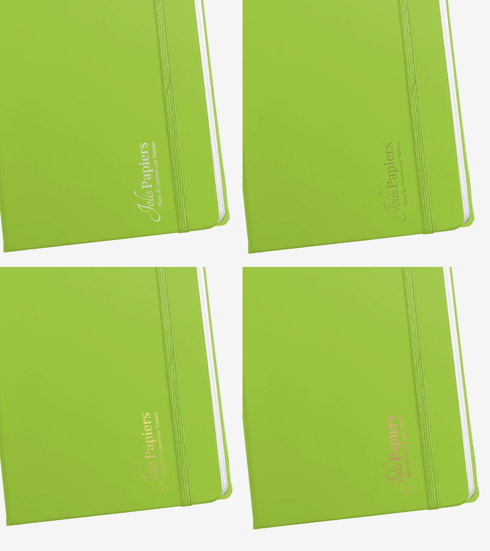 Carnets de notes personnalisés A5 Vert